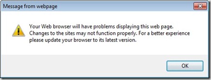 SharePoint Malaya: Turn Off Warning Message On Unsupported Browsers in SharePoint 2010